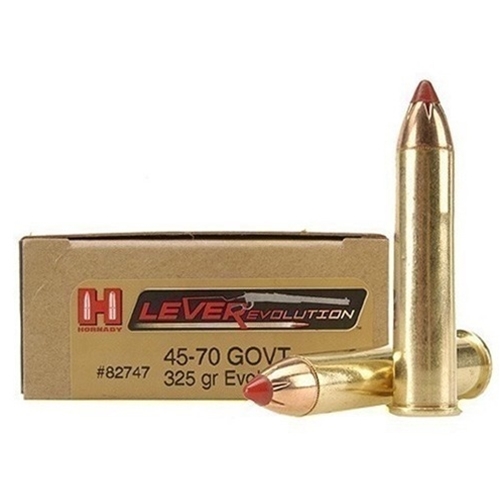 HORNADY 45-70 325GR LEVERevolution 20 RNDS/BOX - Accuracy Plus