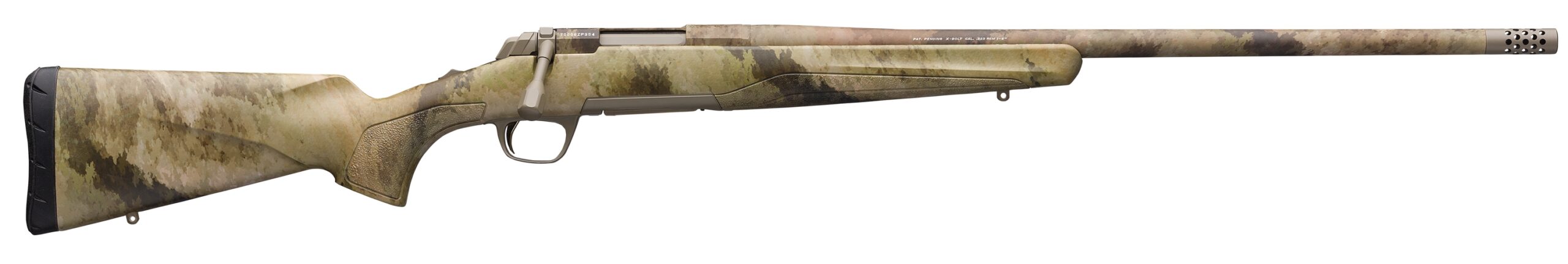 BROWNING X-BOLT PREDATOR HUNTER BOLT ACTION CAMO RIFLE W/MUZZLE BREAK ...