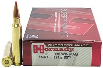 HORNADY SUPERFORMANCE 338 WIN MAG 225 GR. SST - Accuracy Plus