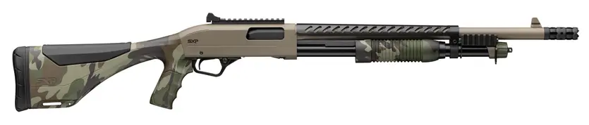 WINCHESTER SXP EXTREME DEFENDER WOODLAND FDE 12GA X 3" PUMP SHOTGUN ...
