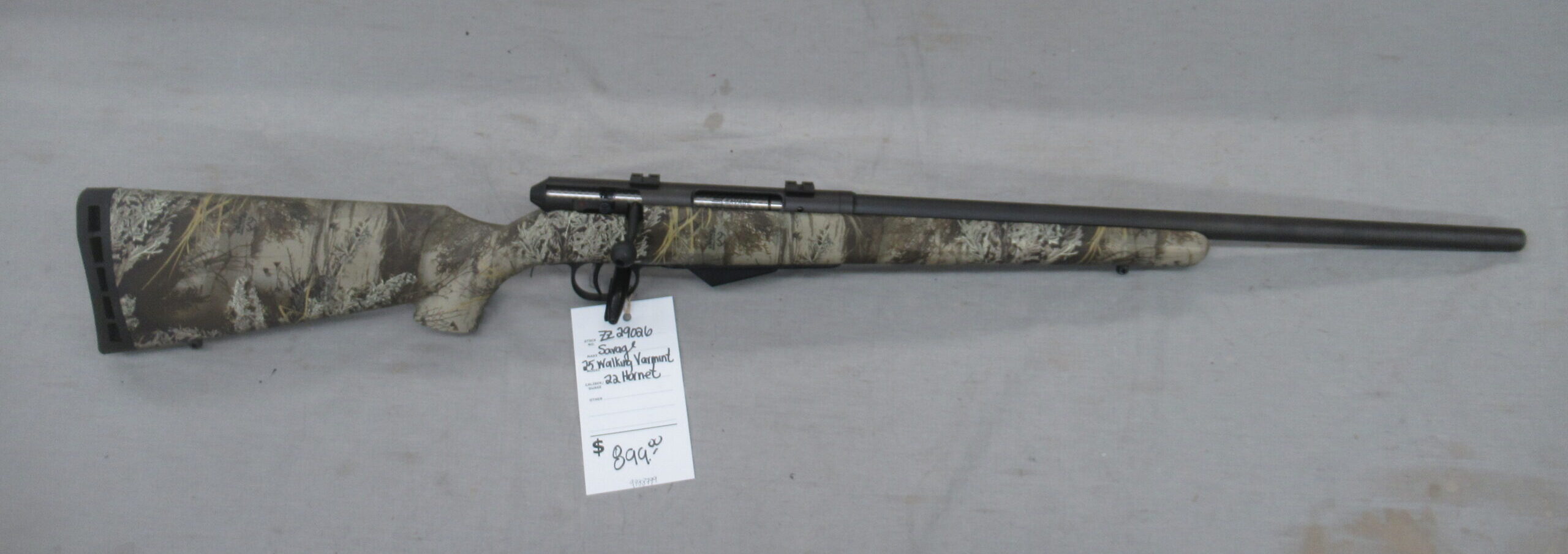 ZZ29026 - SAVAGE MODEL 25 WALKING VARMINT .22 HORNET - Accuracy Plus